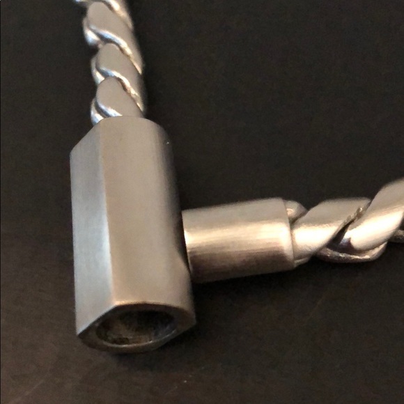 STRUCTURE BY NES | Accessories | Mens Stainless Steel Chain Link ...